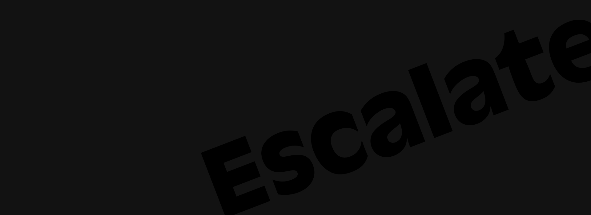 Escalate – Fifth Word